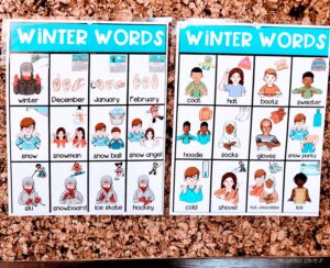 Make Learning ASL Winter Vocabulary FUN for your Deaf and Hard of ...